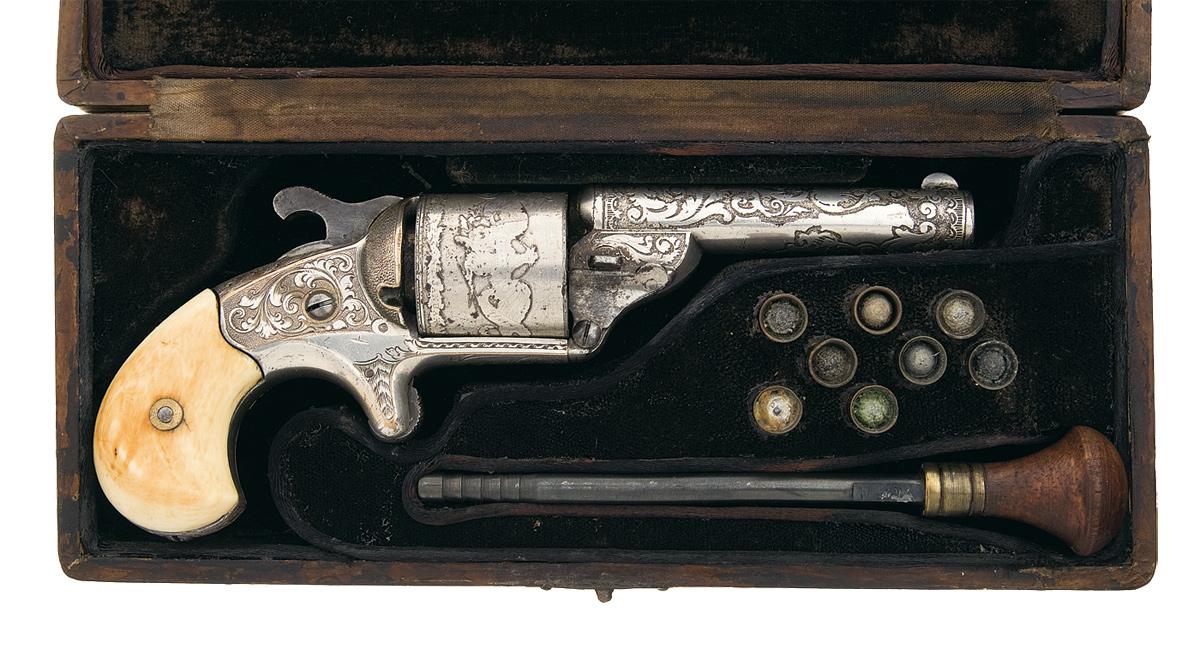 Excellent Cased Exhibition Quality Factory Engraved Silver Moore's ...