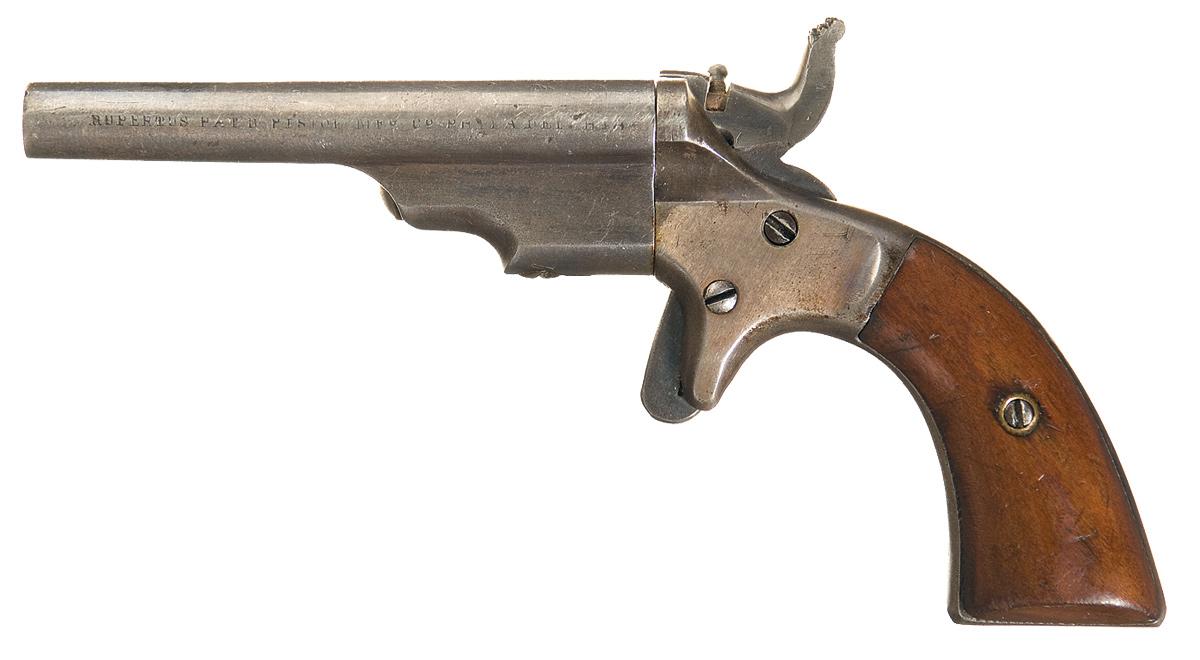 Rare Jacob Rupertus Double Barrel Deringer