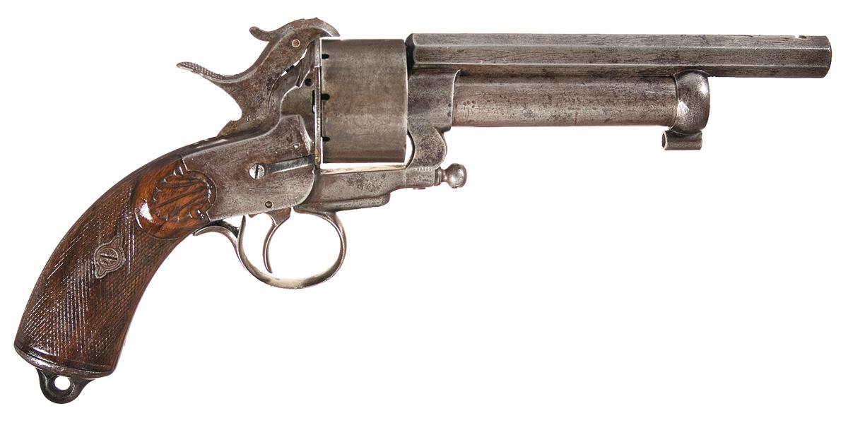 Rare French Pinfire/Percussion LeMat Patent Marked J.F. Gouery Canat ...