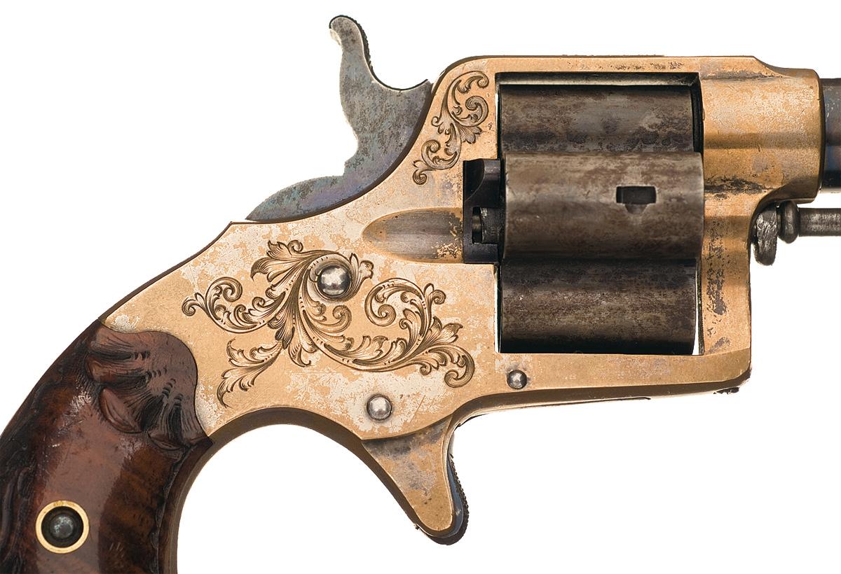 Rare Two Digit Serialized Colt Factory Engraved Cloverleaf House Model ...