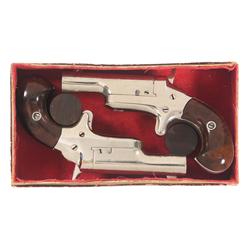 Pair of Scarce High Hammer Colt Third Model .41 Caliber Derringers with ...