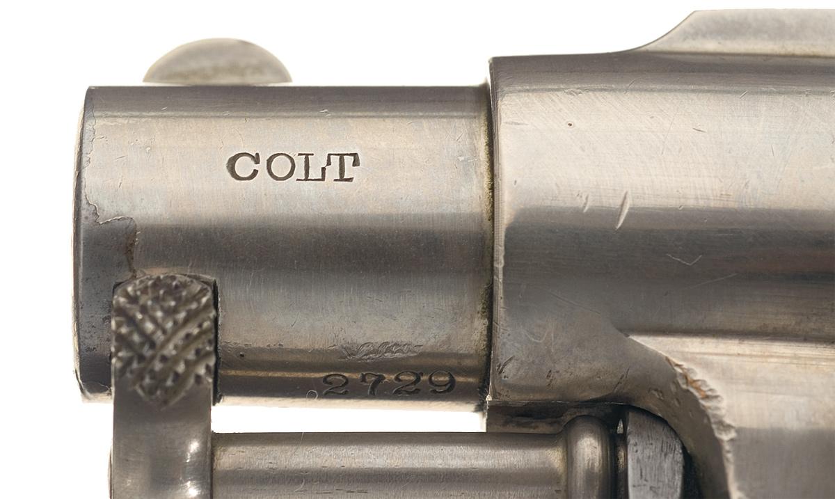 Rare Short Barreled Colt Cloverleaf House Model Revolver