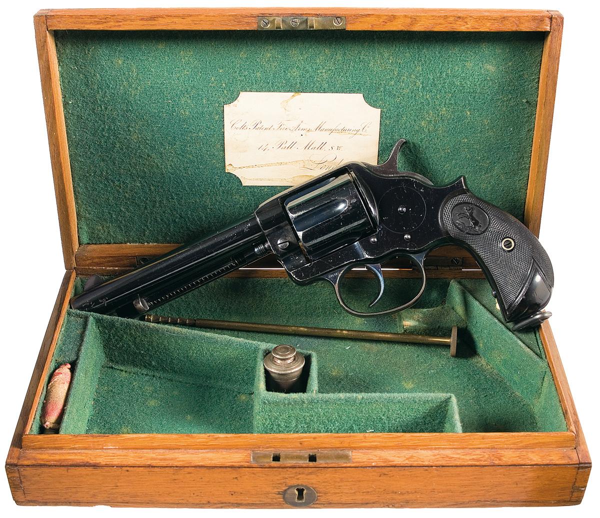 Excellent Colt Model 1878 Double Action Revolver with Pall Mall Address ...