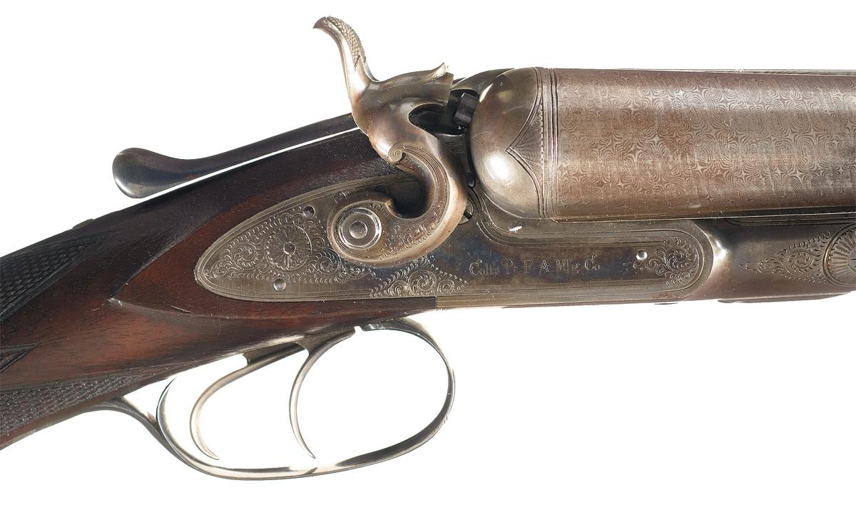 Exceptional Factory Engraved Colt Model 1878 Double Barrel Hammer 10 ...