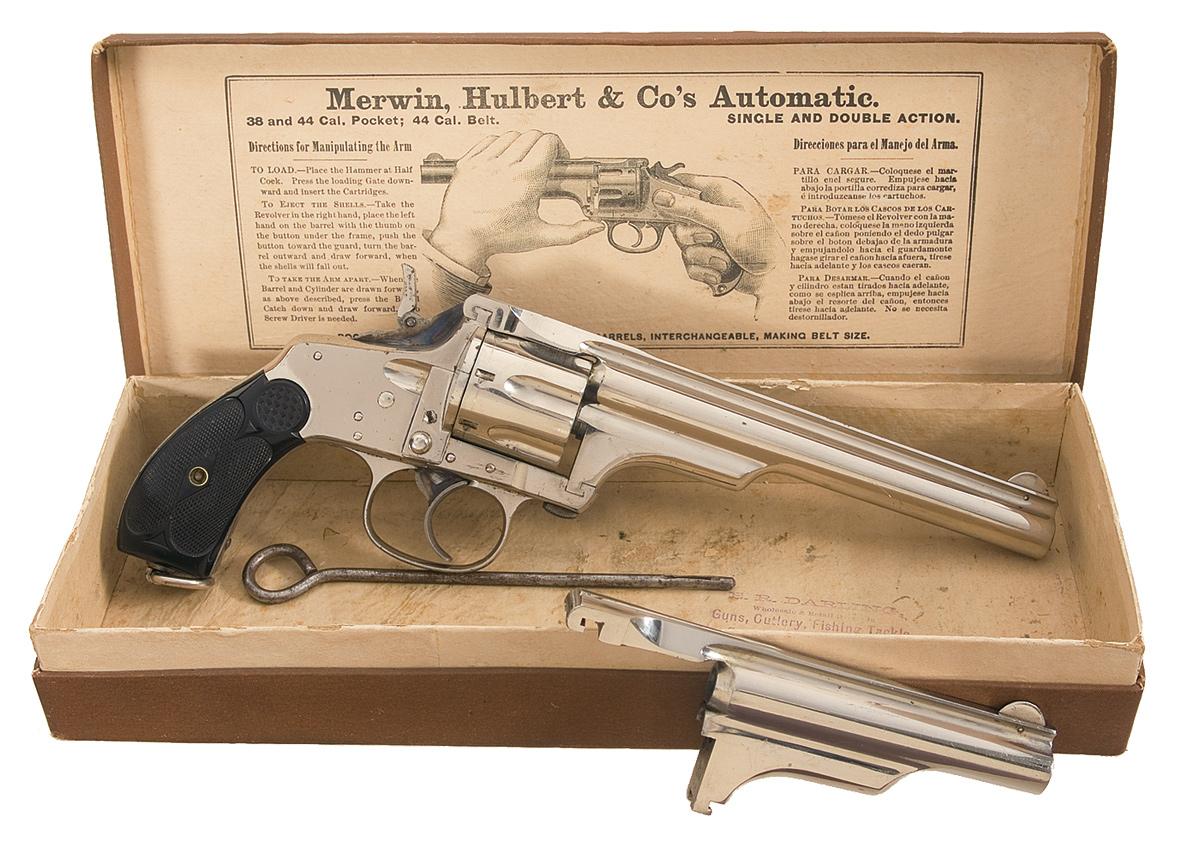 Scarce Merwin Hulbert & Co. Seven-Shot, Pocket Model Revolver with ...