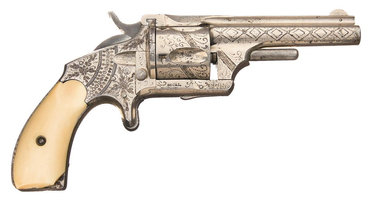 Factory Engraved Merwin Hulbert & Company Single Action Pocket Revolver ...