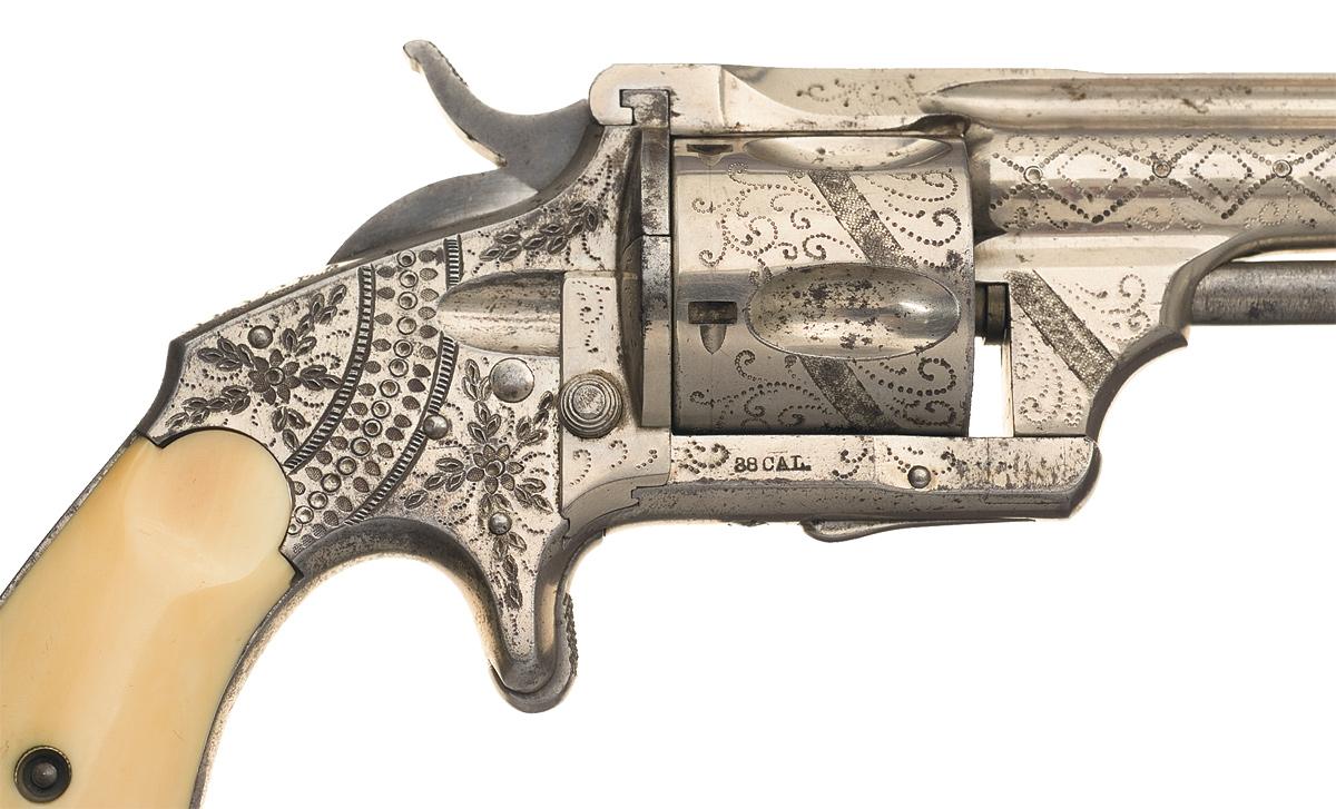 Factory Engraved Merwin Hulbert & Company Single Action Pocket Revolver ...