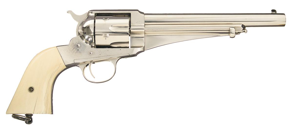 Remington Model 1875 Single Action Army Revolver with Ivory Grips