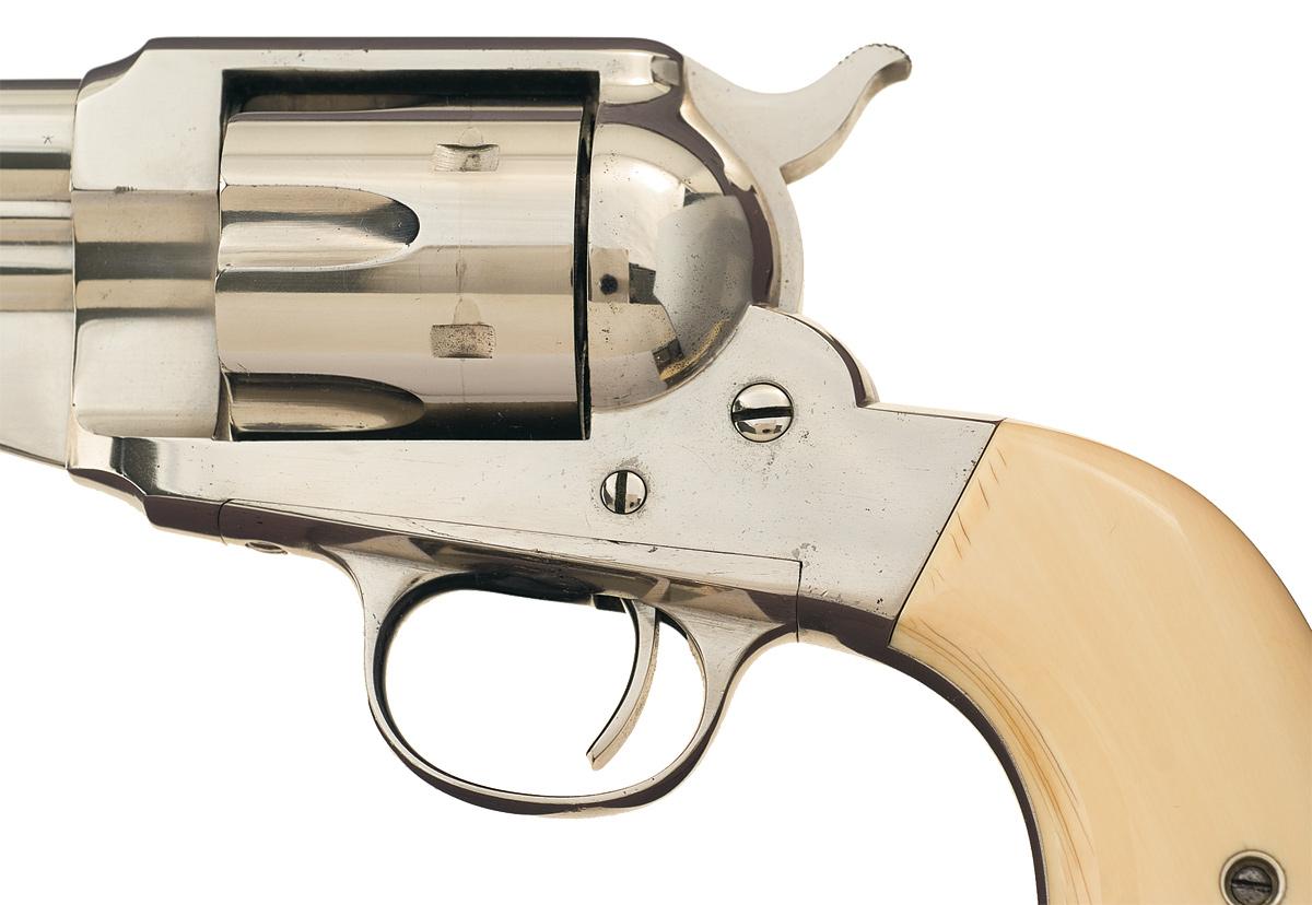 Remington Model 1875 Single Action Army Revolver with Ivory Grips