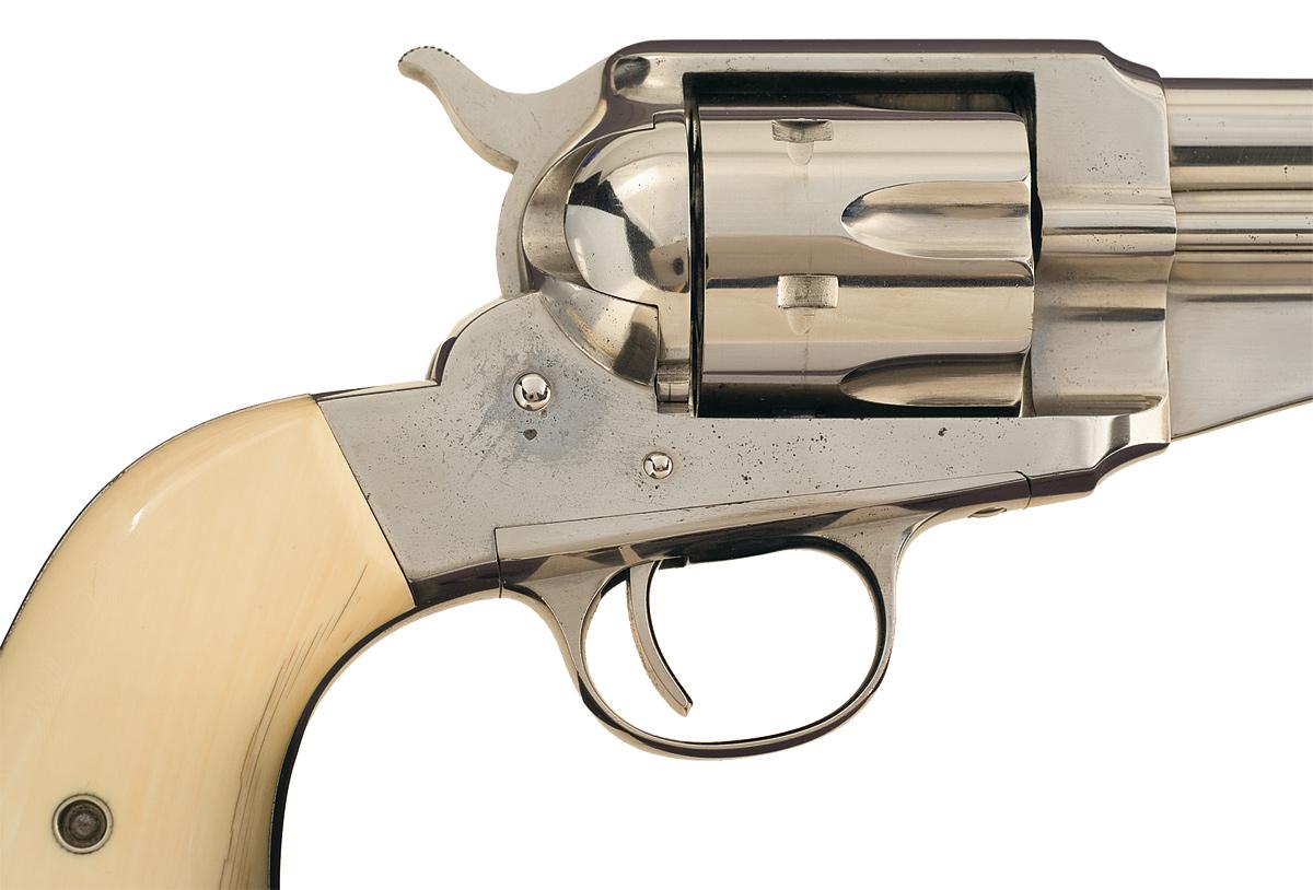 Remington Model 1875 Single Action Army Revolver with Ivory Grips