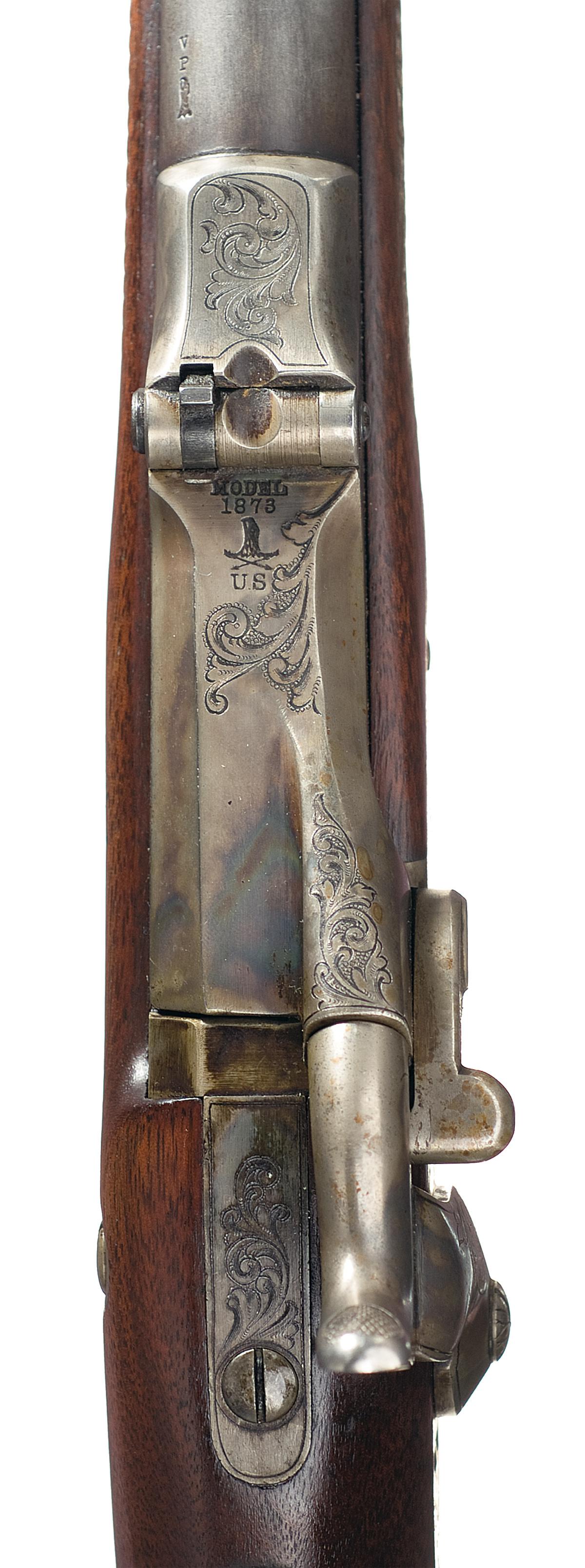 Scarce Early Production Springfield Model 1875 "Trapdoor" Officer's Rifle