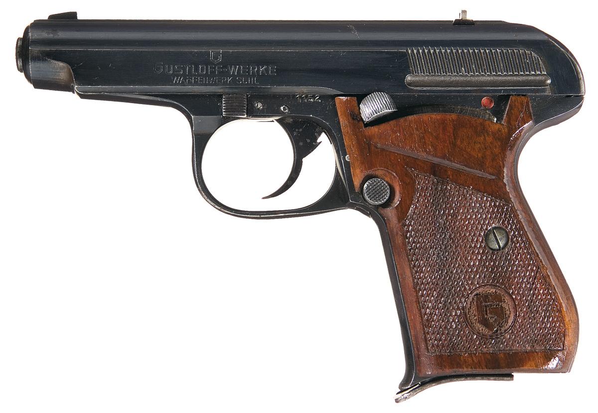 Rare Pre-War Experimental, Gustloff-Werke Semi-Automatic Pistol