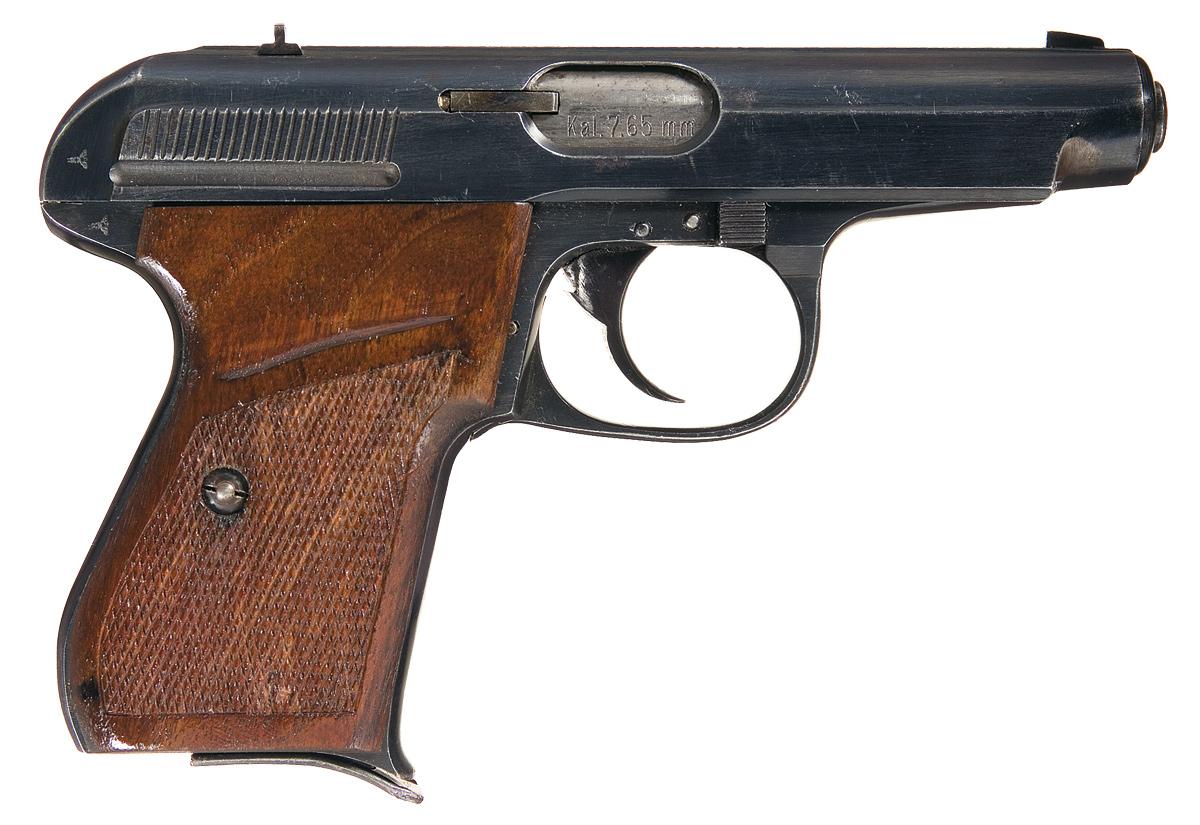 Rare Pre-War Experimental, Gustloff-Werke Semi-Automatic Pistol