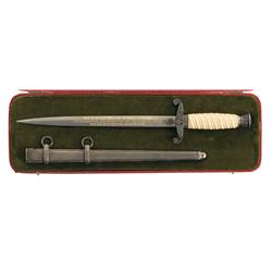 Rare Presentation Nazi Army Officer's Dagger with Inscribed Damascus ...