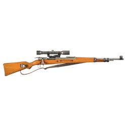 WWII Nazi "bcd 4" Code 98K Bolt Action Long Rail Sniper Rifle