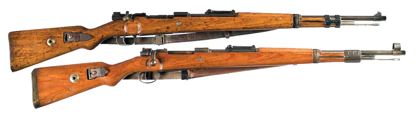 Two German Bolt Action Rifles -A) Mauser "243" Code K98 Rifle with ...