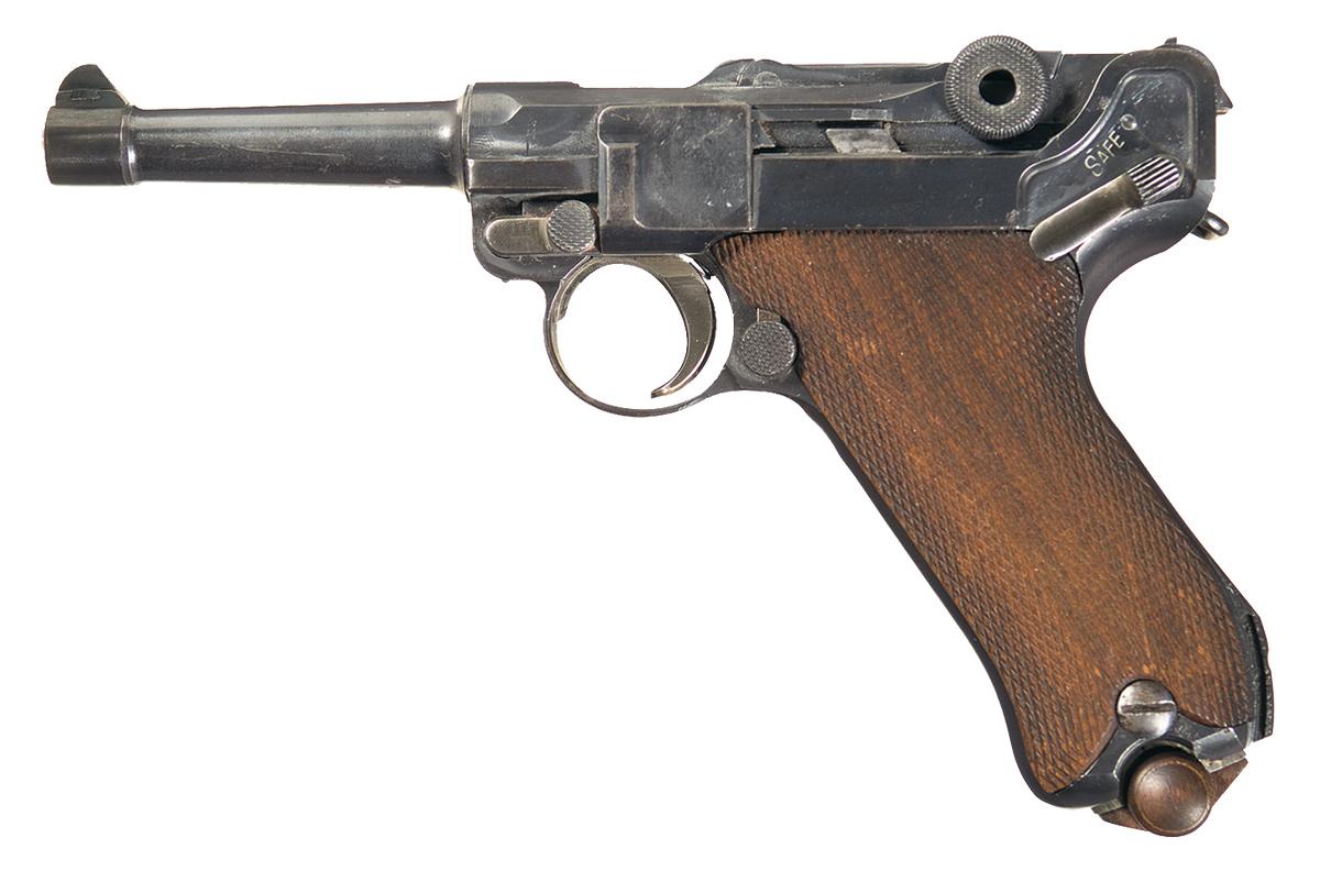 Unique DWM Model 1923 Commercial Safe and Loaded Luger Pistol Threaded ...