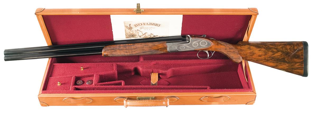 Cased Signed Engraved Special Order Custom Made Ivo Fabbri Over/Under ...