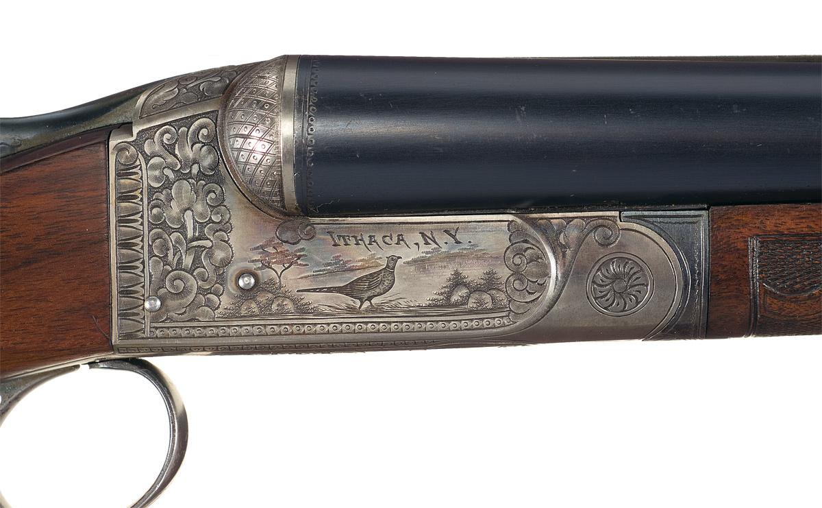 Ithaca Flues Model Grade 4E Double Barrel 10 Gauge Shotgun