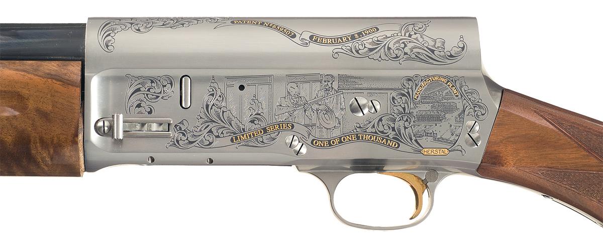 Engraved Gold Inlaid Browning Auto-5 Final Tribute Semi-Automatic ...