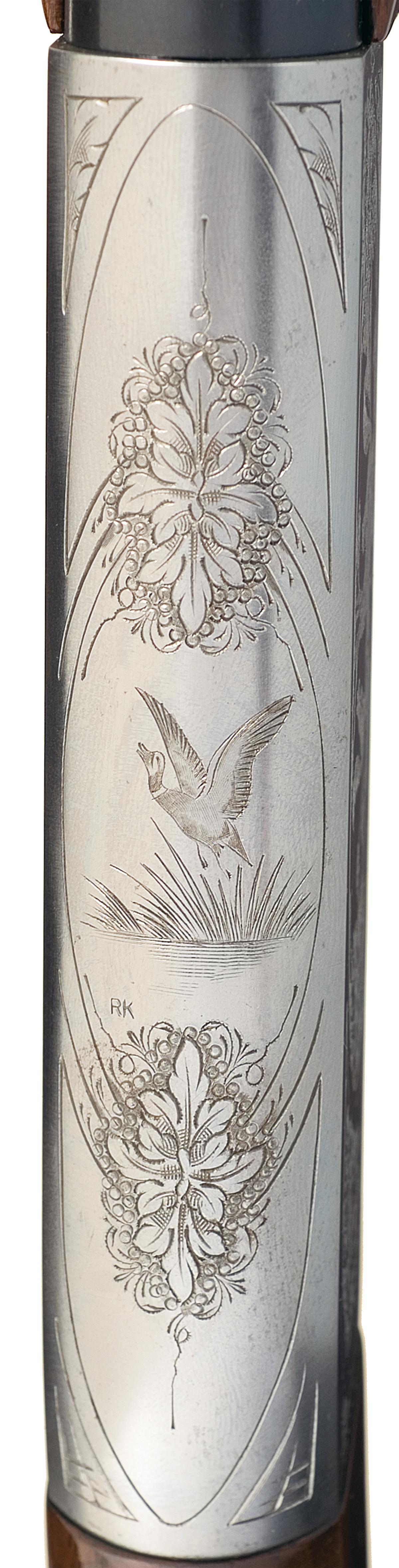 Engraved Browning Grade II .22 Caliber Semi Automatic Rifle