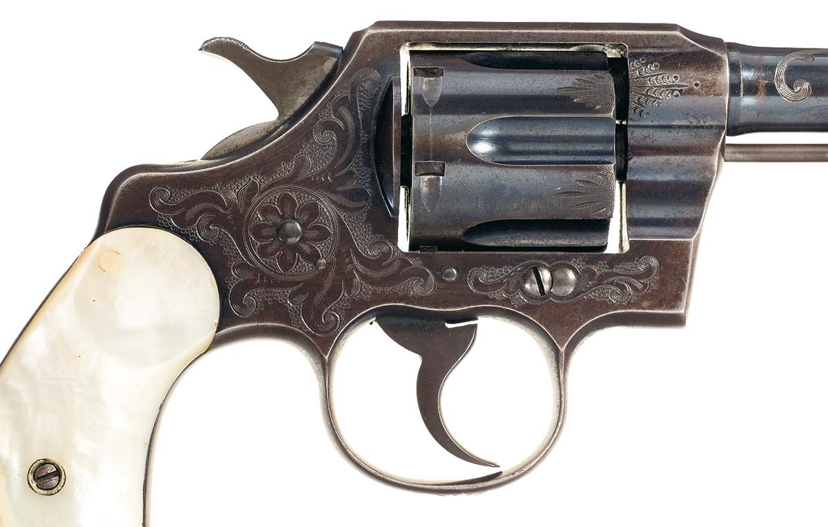 Factory Engraved Colt Army Special Revolver with Factory Letter and ...