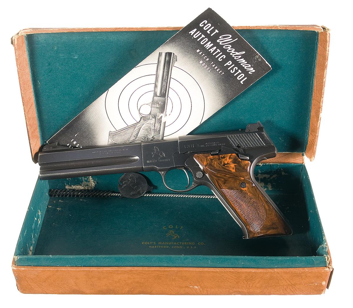 Colt Second Series Woodsman Match Target Semi-Automatic Pistol with Box