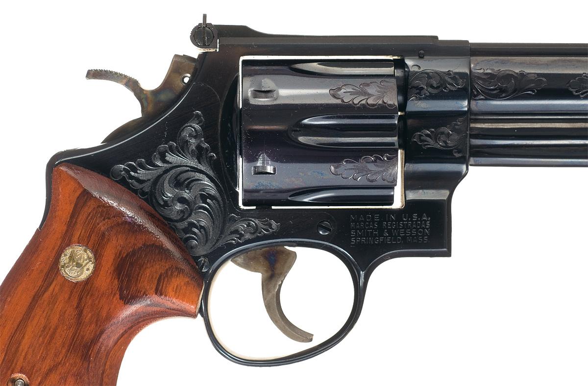 Factory Engraved Smith & Wesson Model 29-2 Double Action Revolver with Case