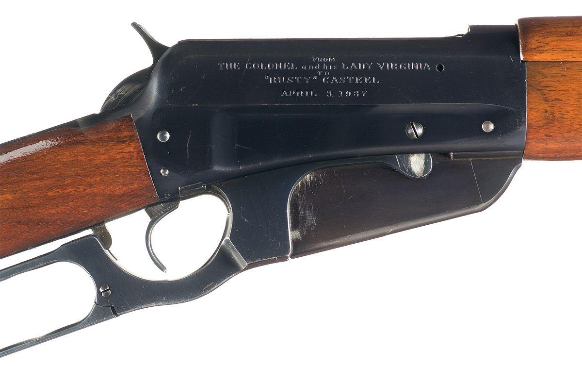 Unique Documented Factory Presentation Winchester Model 95 Carbine with ...