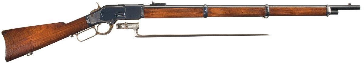 Exceptional Winchester Third Model 1873 Musket with Socket Bayonet