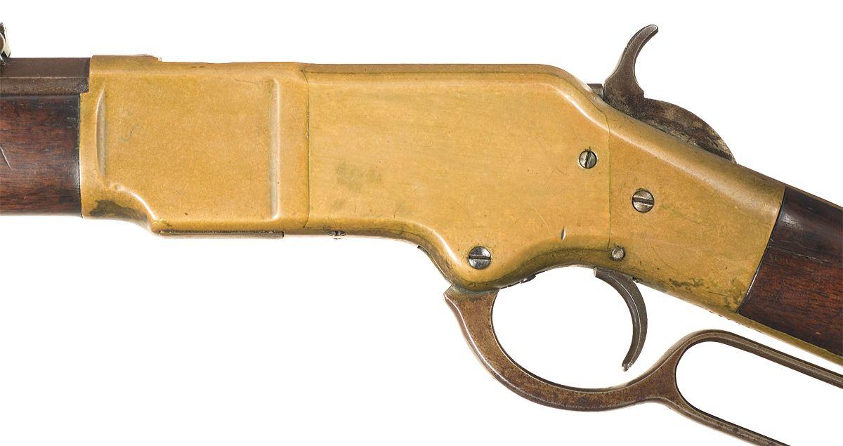 Desirable Winchester Model 1866 Lever Action Rifle with Henry's Patent ...