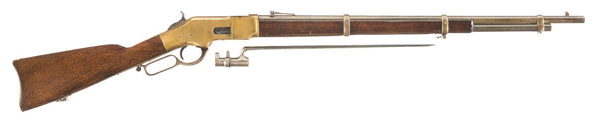 Winchester Model 1866 Lever Action Musket with Bayonet