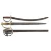 Starr 1826 Contract Cutlass, Model 1841 Navy Cutlass, and Fencing Cutlass