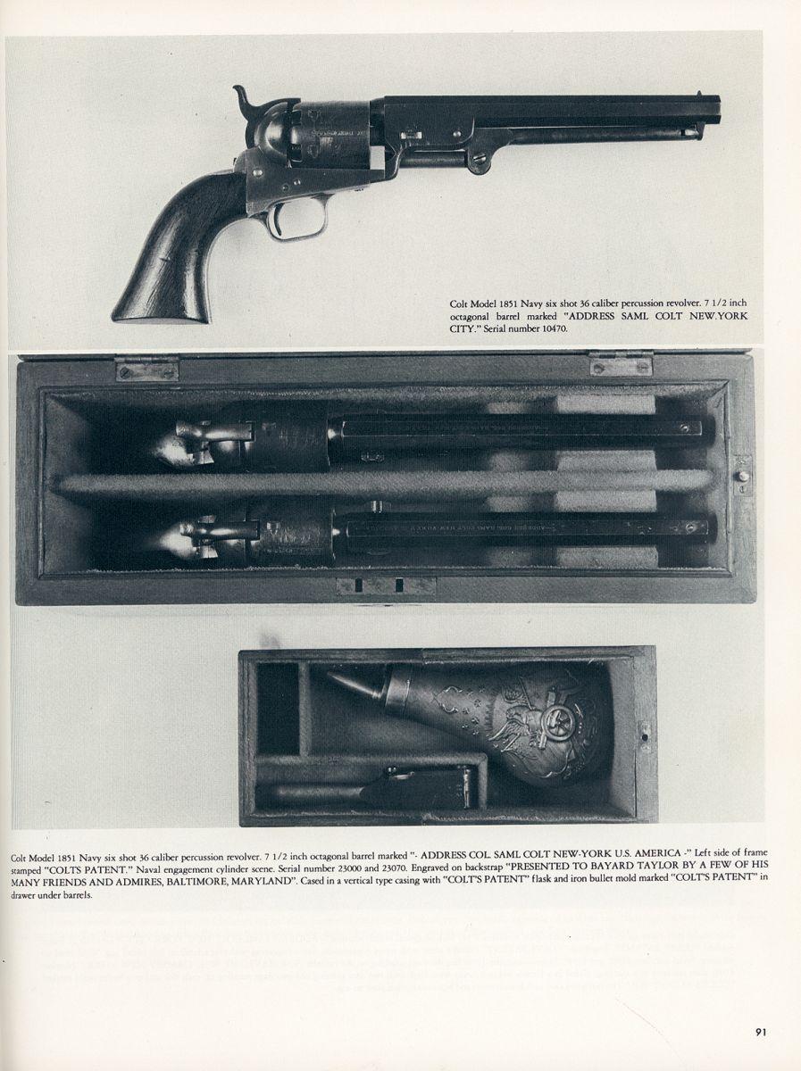 Unique Vertical Cased Pair of Colt 1851 Navy Revolvers -A) Colt London ...