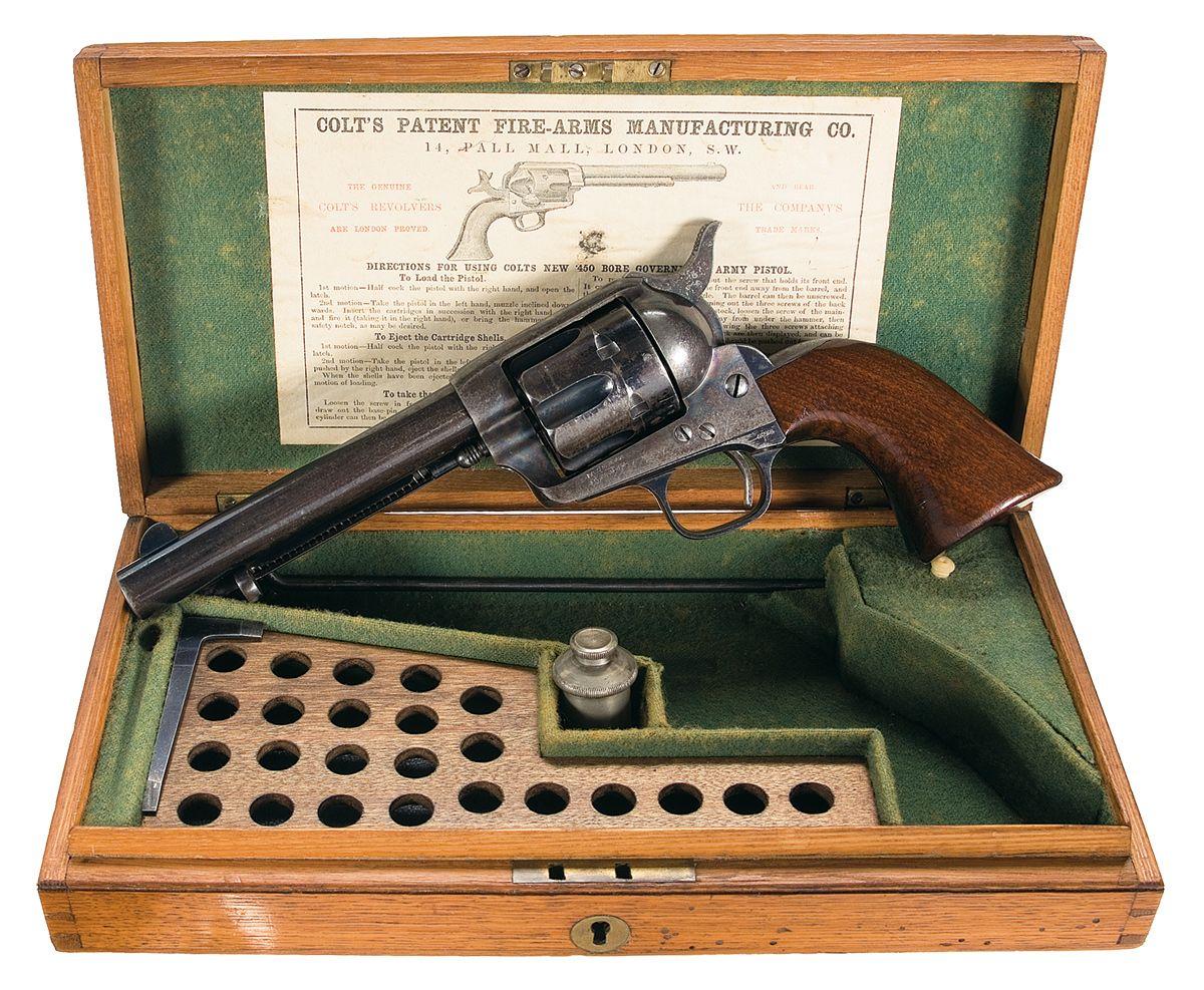 Identified Inscribed Cased London Shipped Colt Single Action Army ...