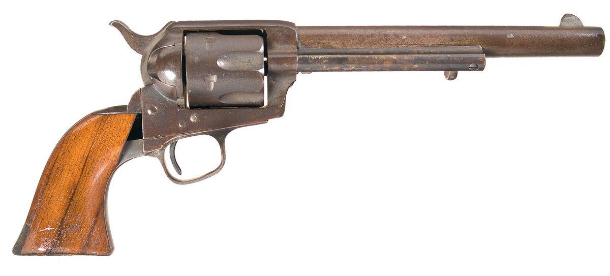 Scarce 44 Rimfire Black Powder Colt Single Action Army Revolver with ...