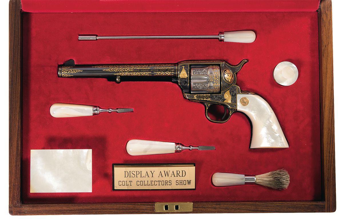 One of the Most Elaborately Decorated and Historic Colt Single Action ...