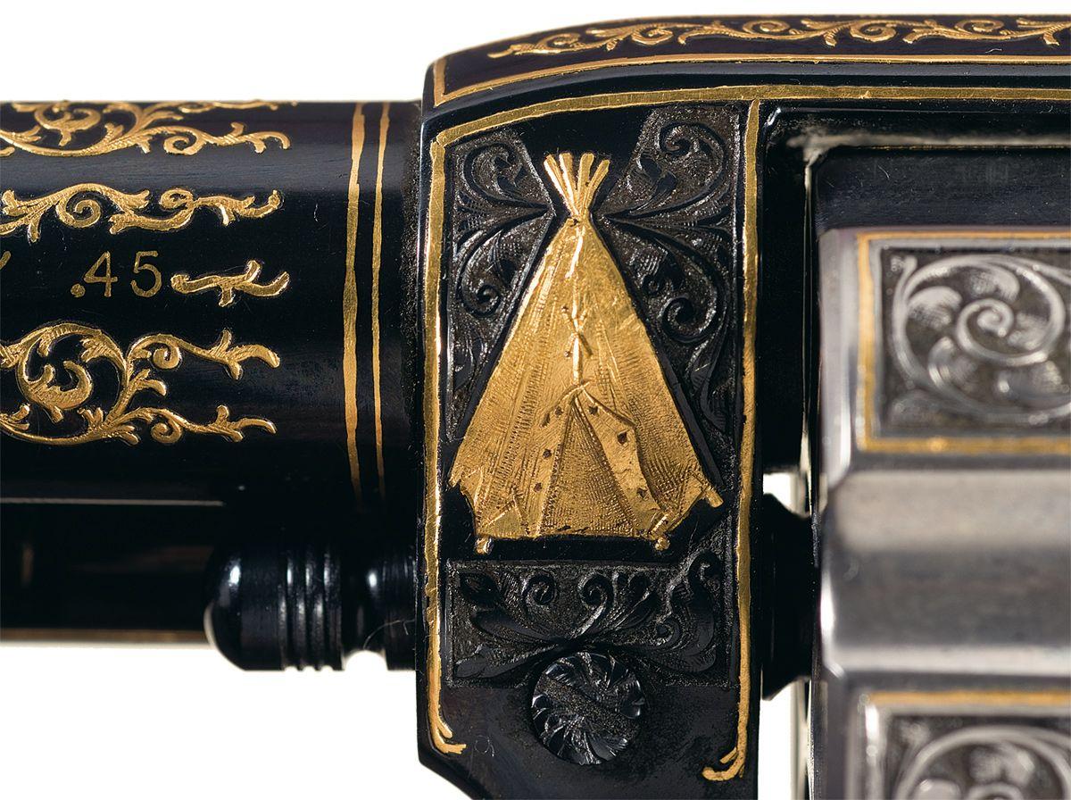 One of the Most Elaborately Decorated and Historic Colt Single Action ...