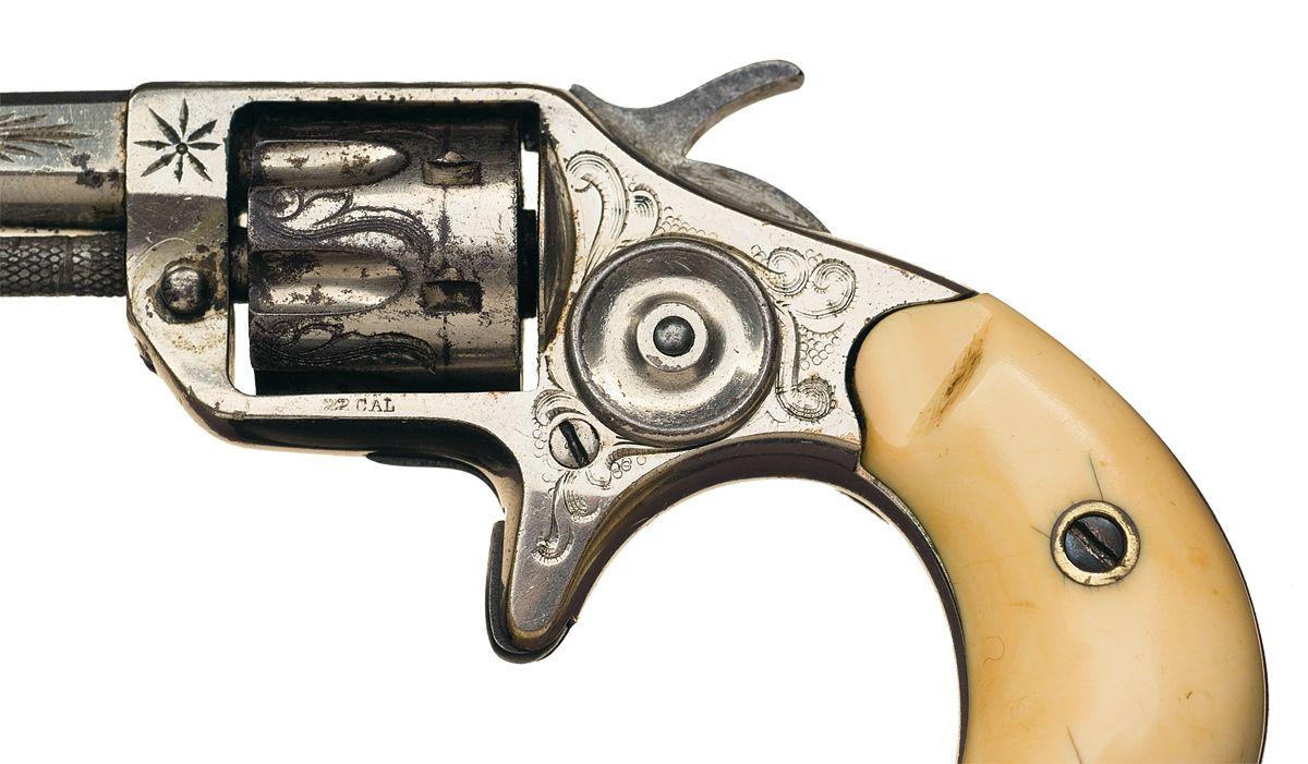 Factory Engraved Colt New Line .22 Caliber Revolver with Ivory Grips