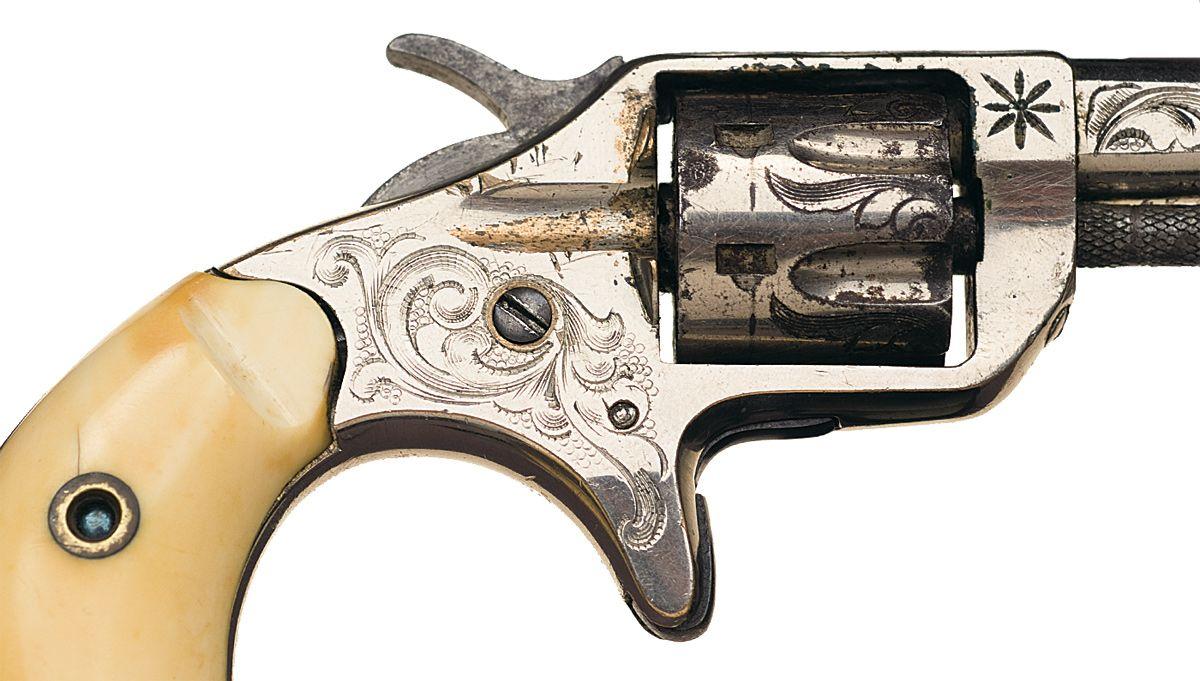 Factory Engraved Colt New Line .22 Caliber Revolver with Ivory Grips