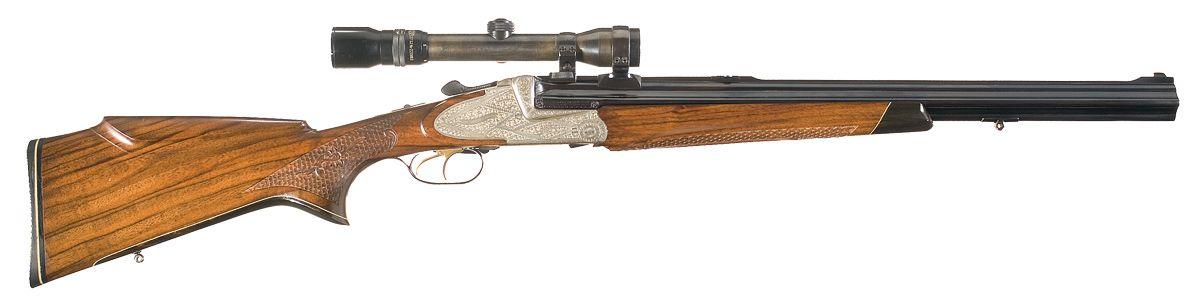 Unique Austrian Marholdt-Peterlongo Scoped Combination Rifle/ Shotgun