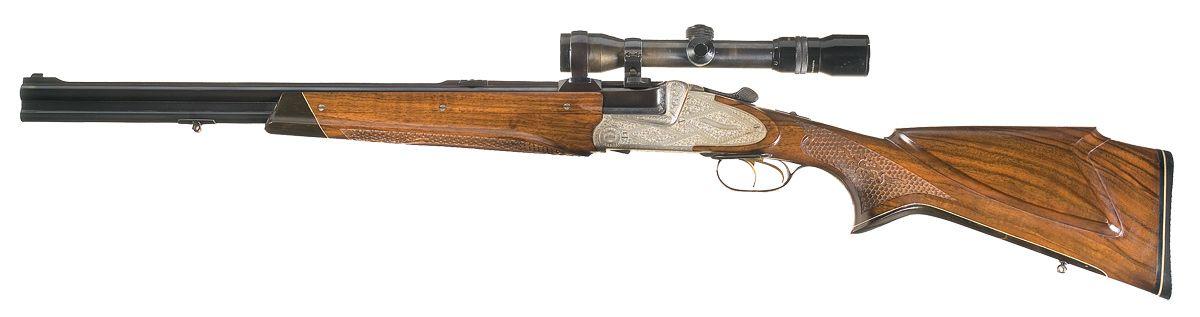 Unique Austrian Marholdt-Peterlongo Scoped Combination Rifle/ Shotgun