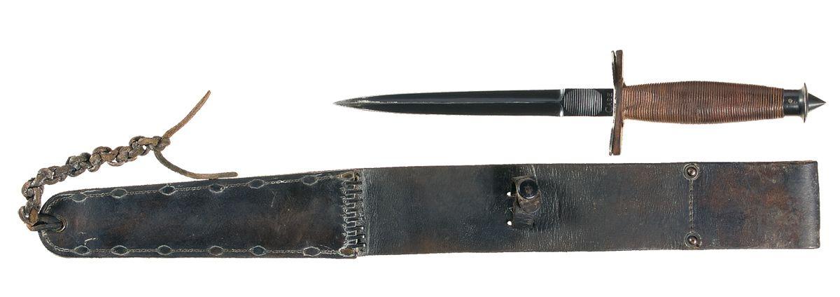 Rare and Desirable Case Model V-42 Special Forces Stiletto with Sheath