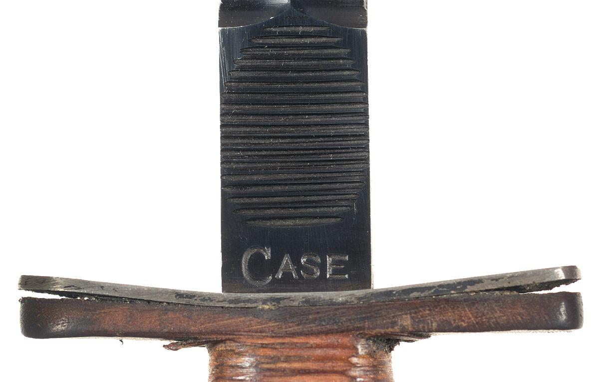 Rare and Desirable Case Model V-42 Special Forces Stiletto with Sheath