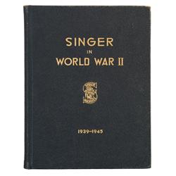 Singer in World War II: 1939-1945 Book