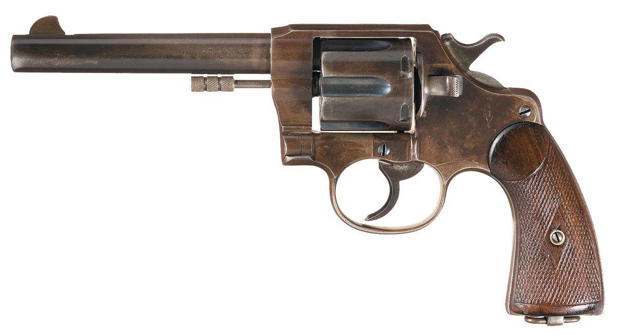Scarce U.S.M.C. Colt Model 1909 Double Action Revolver with Factory Letter