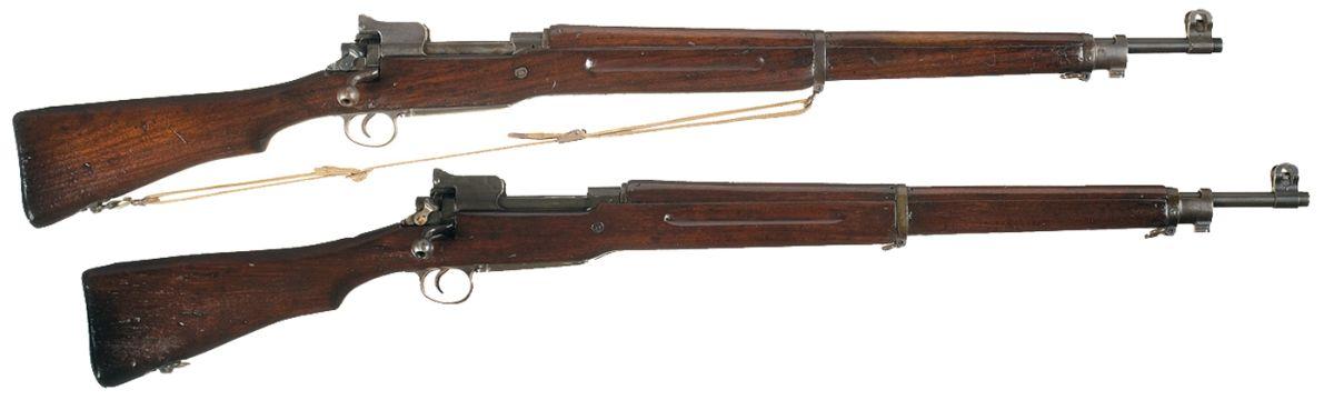Two U.S. 1917 Rifles -A) U.S. Eddystone Model 1917 Bolt Action Rifle ...