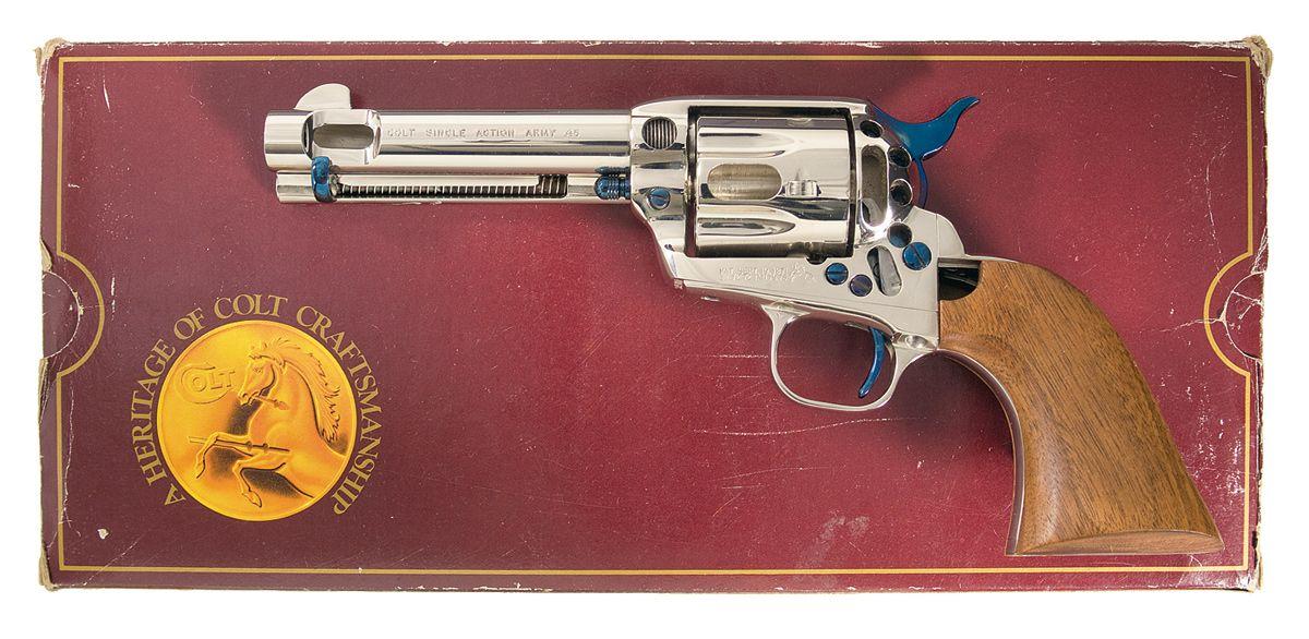 Colt Custom Shop Deluxe Cutaway Single Action Army Revolver with ...