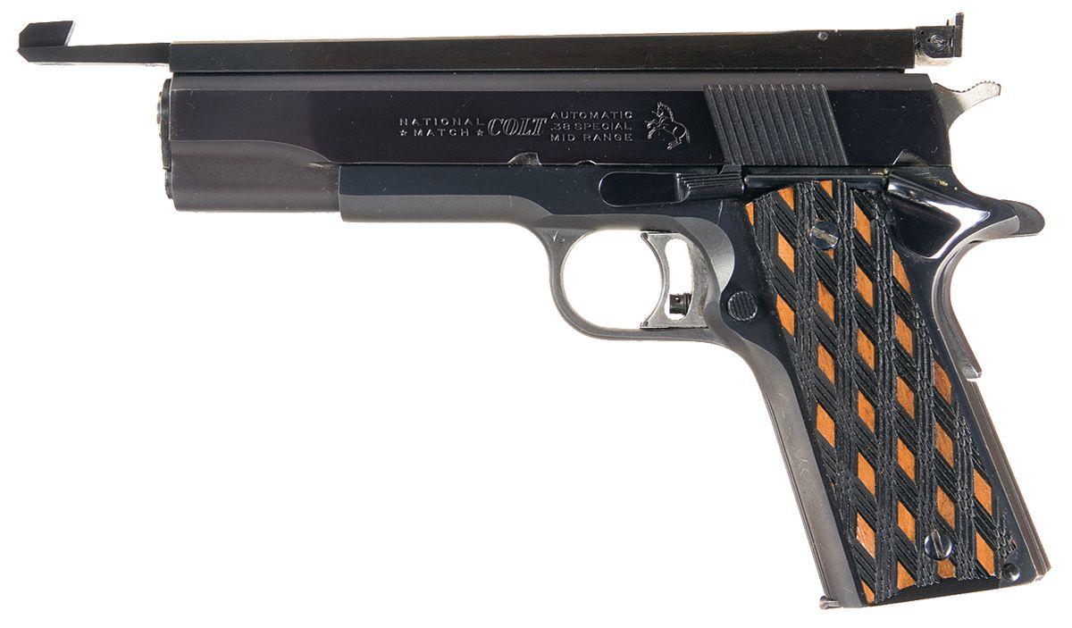 Custom Colt National Match 38 Special Mid-Range Pistol with Boxed 22 ...