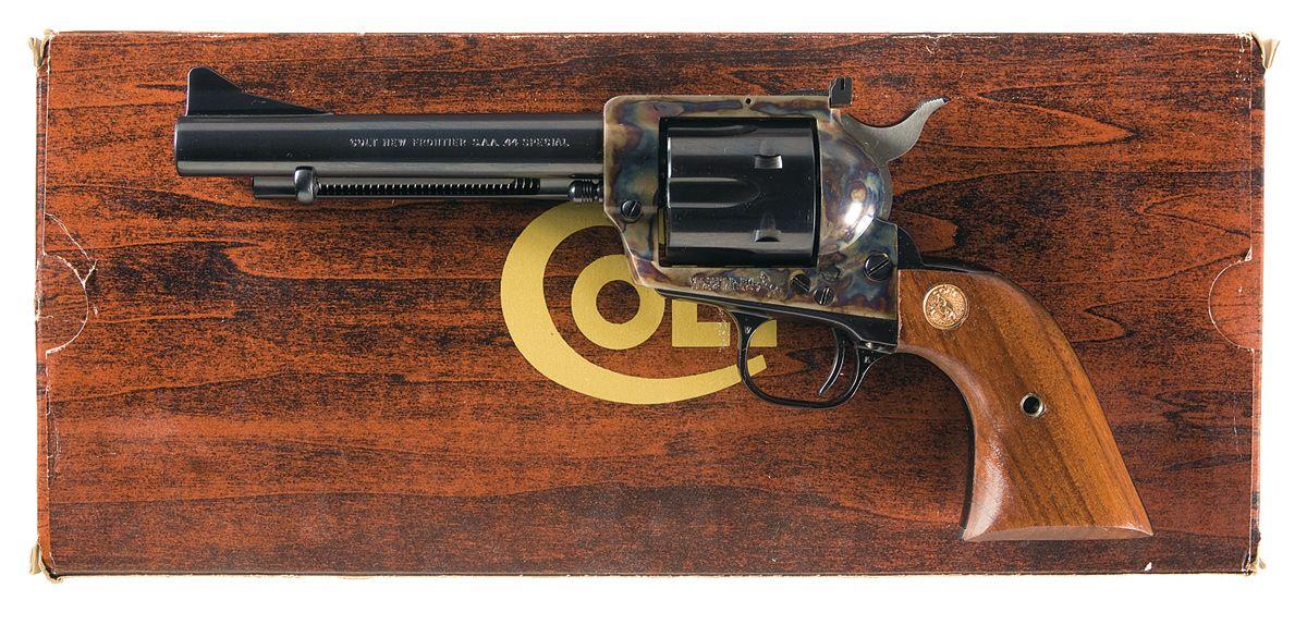 Colt New Frontier Single Action Army Flat Top Revolver with Box
